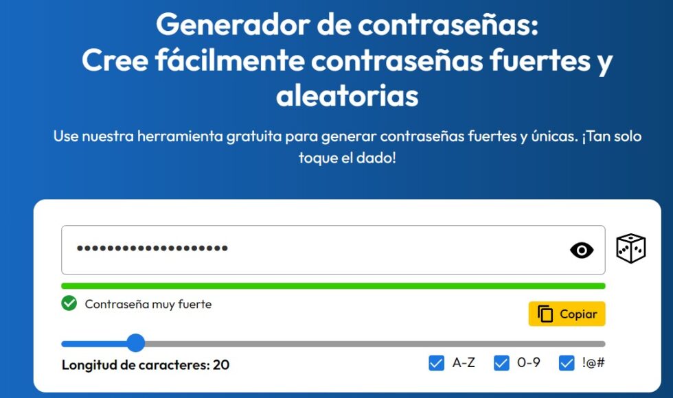 9 webs para crear contraseñas seguras - Manos a la Web 9 webs para crear contraseñas seguras - Manos a la Web